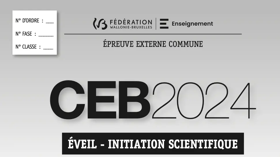 Tous les CEB - Initiation scientifique